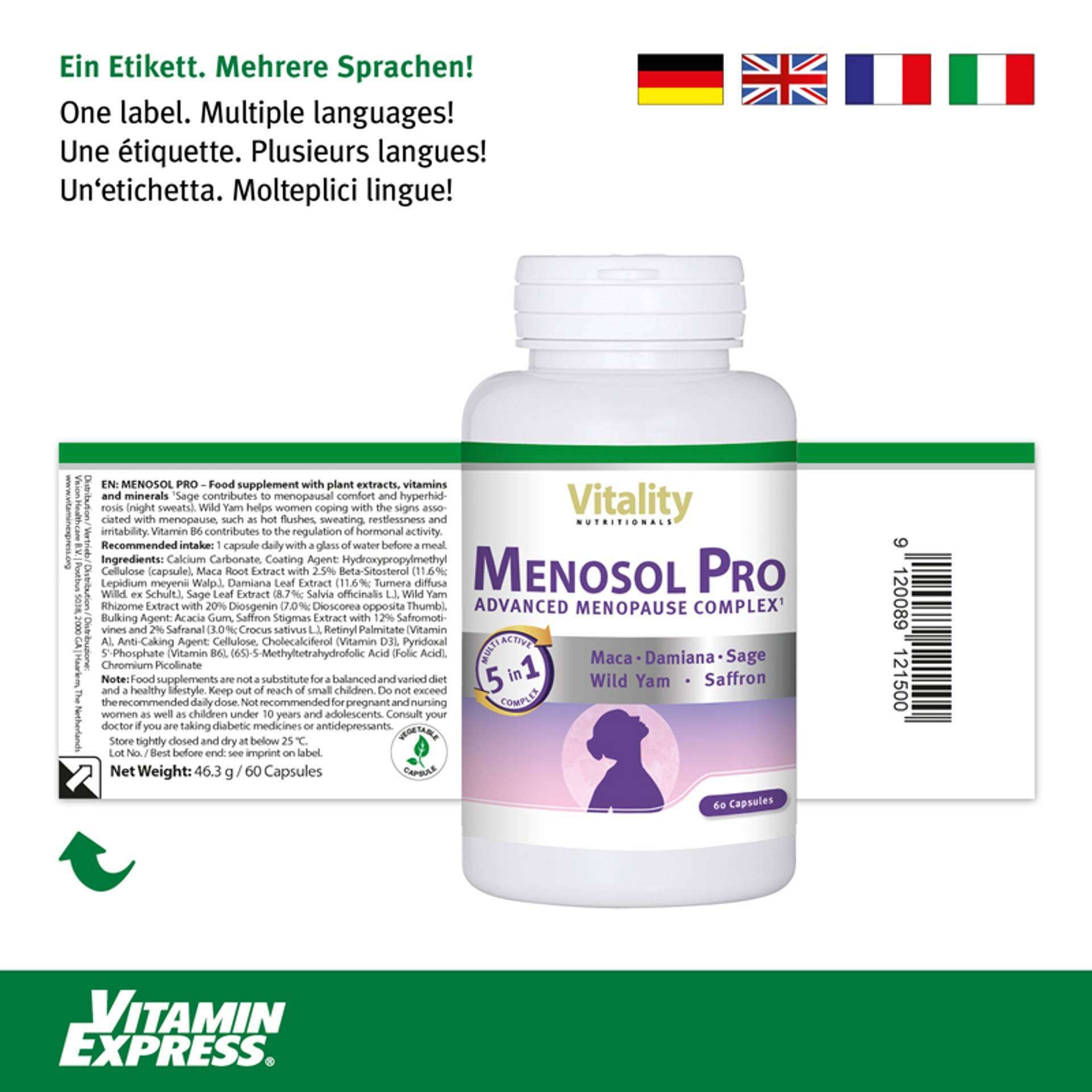 Order MENOSOL PRO - Meno complex | VitaminExpress