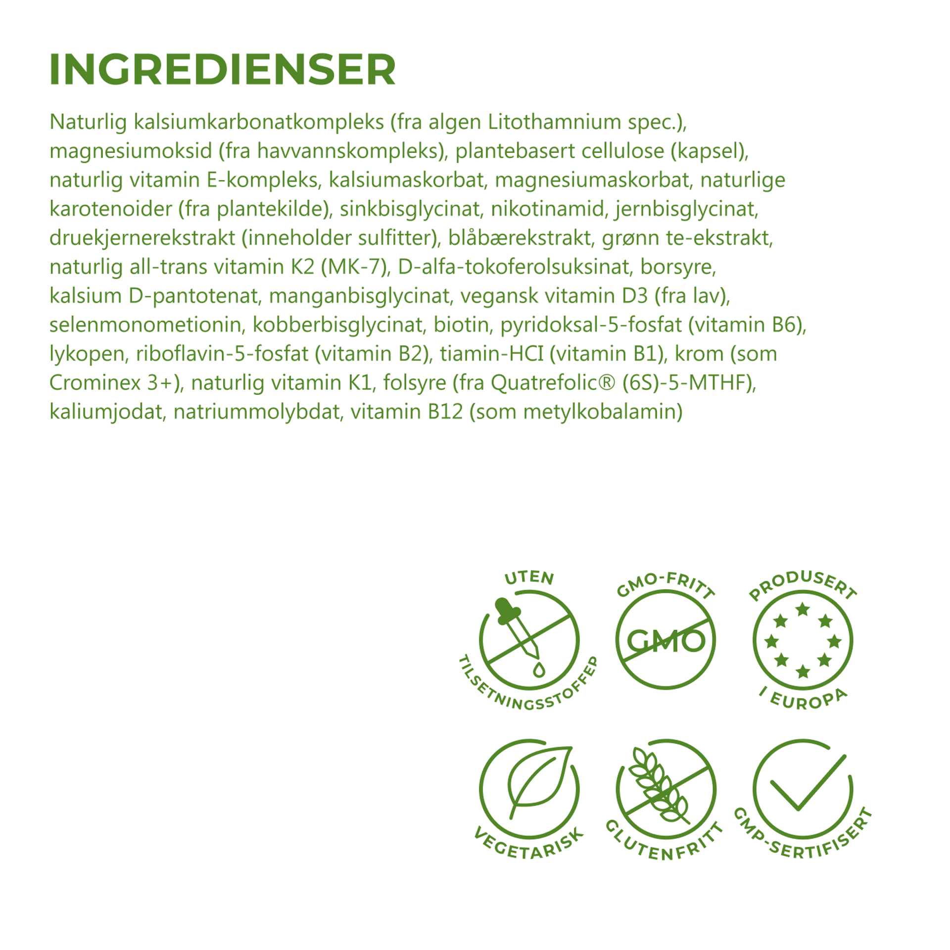 Bestill Vitagen Multivitaminkapsler | VitaminExpress