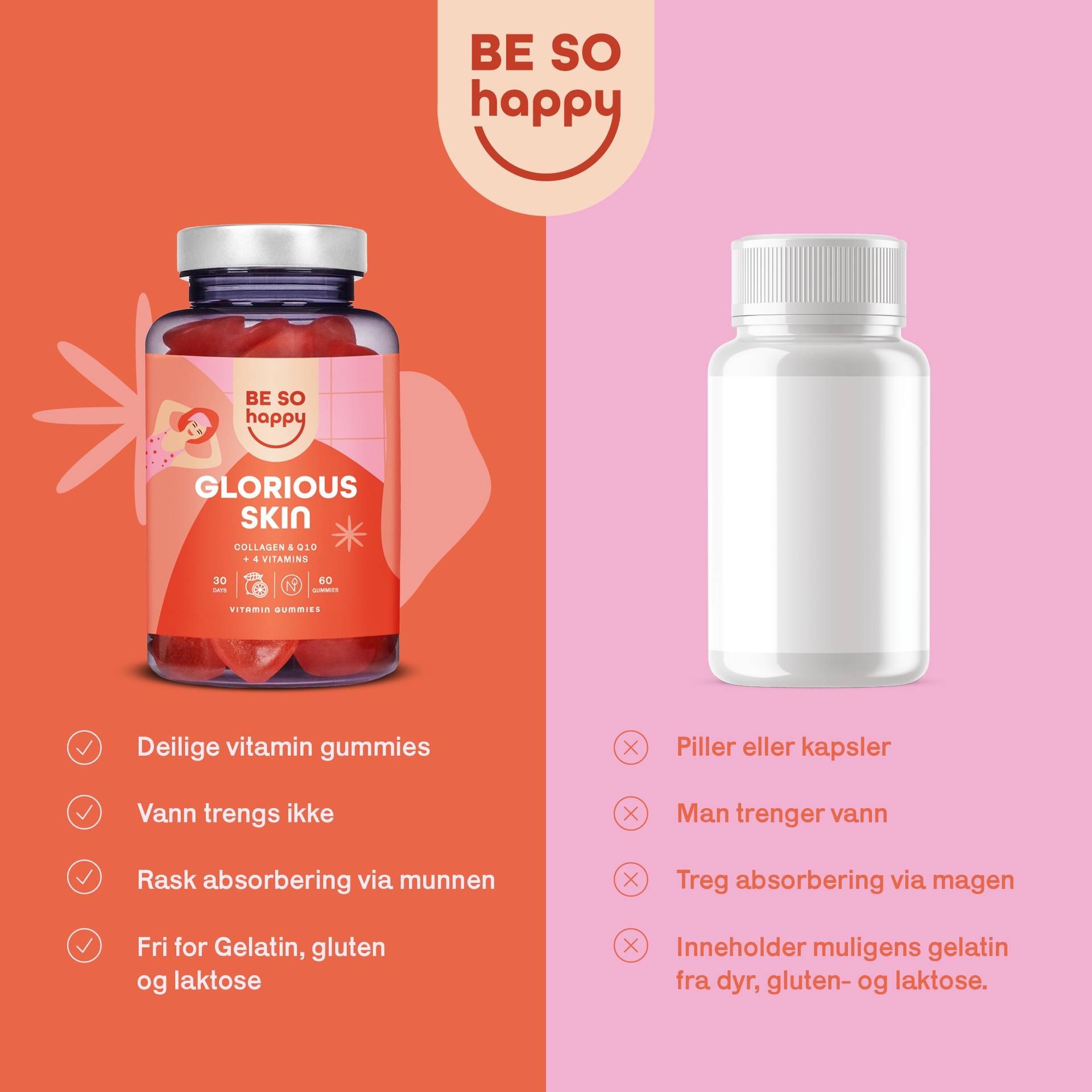 Kjøp Glorious Skin - Collagen for hud| VitaminExpress