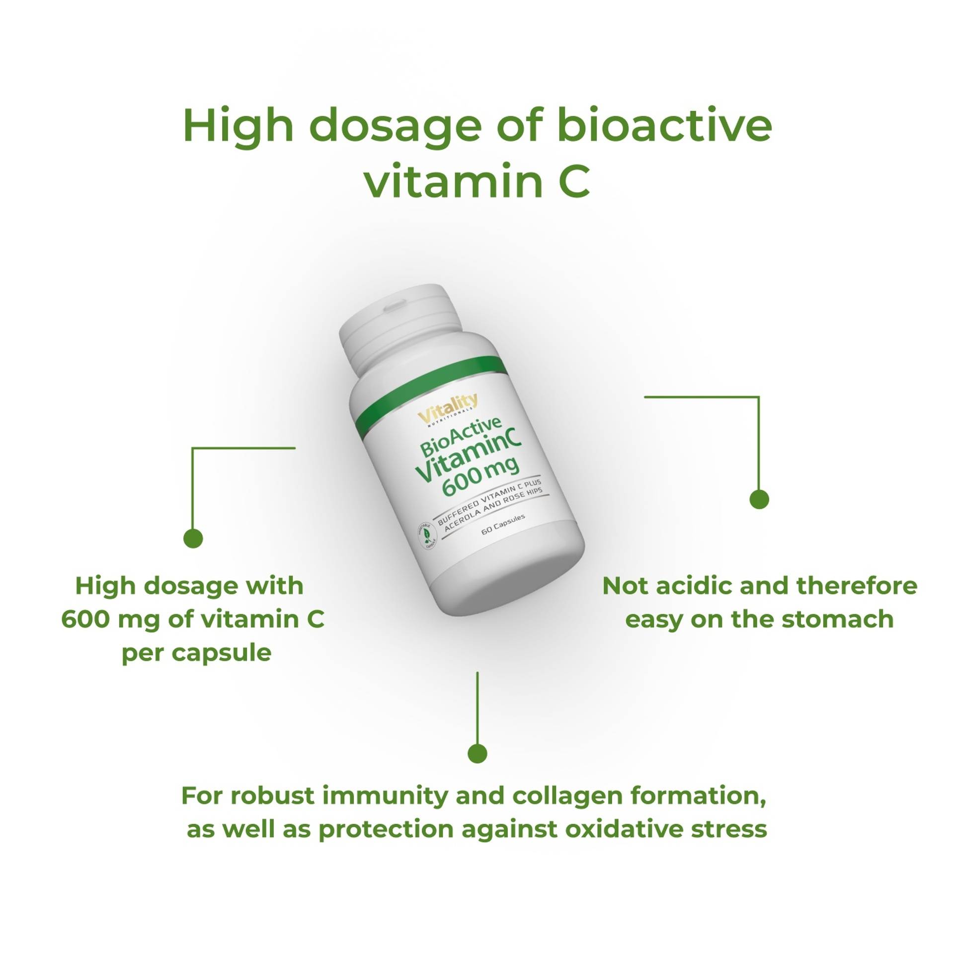 Pide BioActive Vitamina C 600 mg | Vitaminexpress
