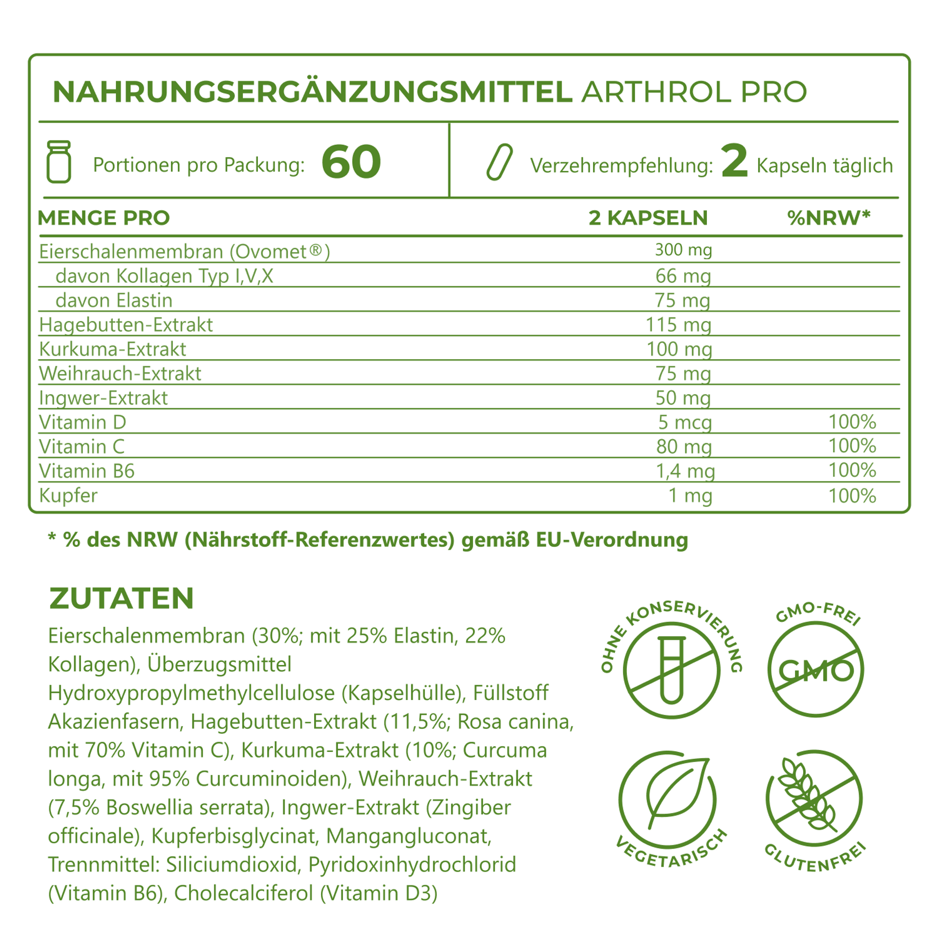 Arthrol Pro Gelenk Kapseln | VitaminExpress