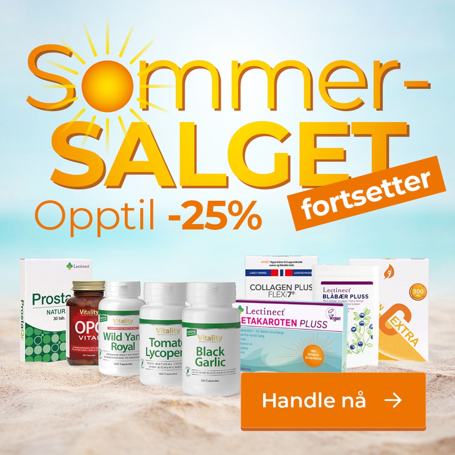 VitaminExpress: Kjøp vitaminer og kosttilskudd på nett