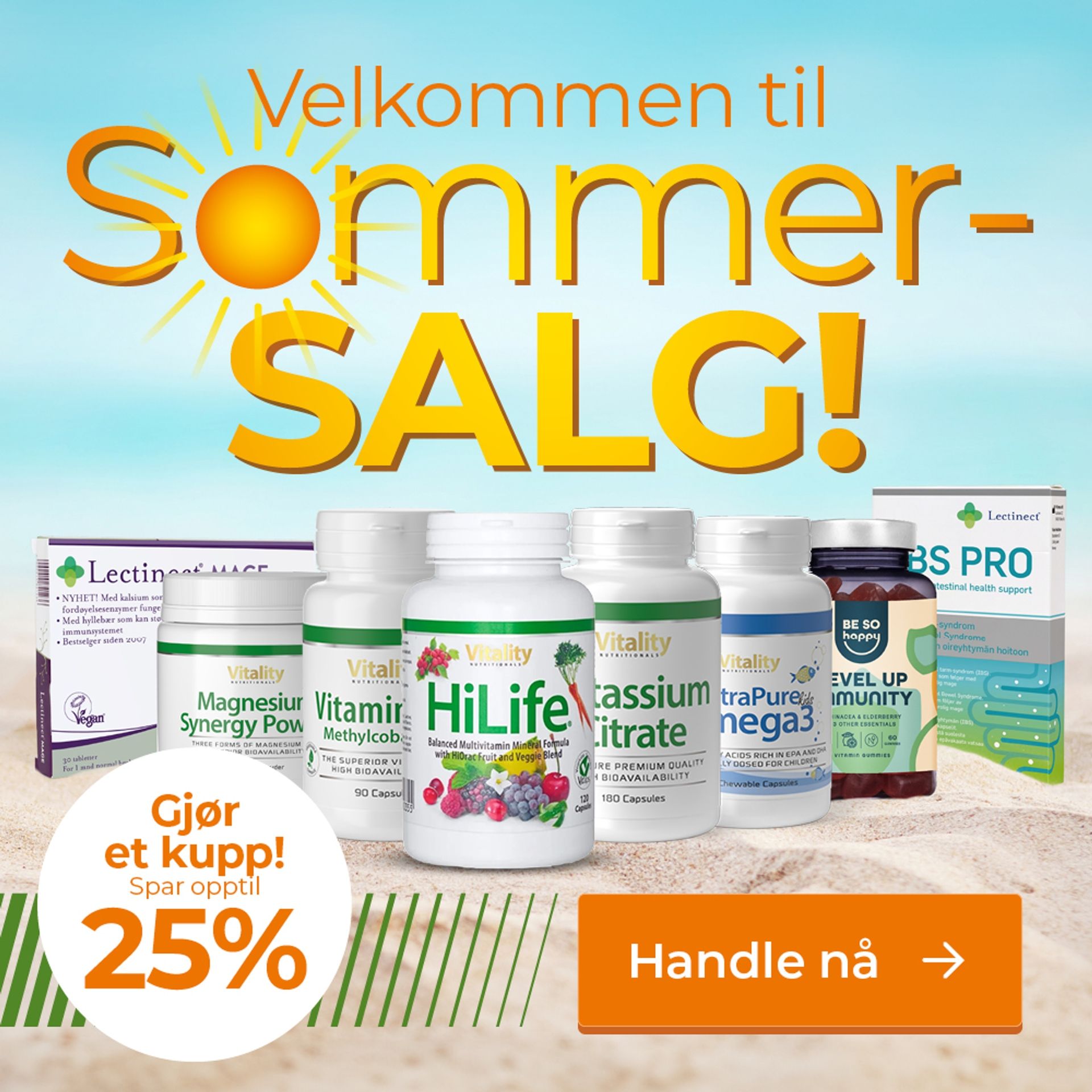 VitaminExpress: Kjøp vitaminer og kosttilskudd på nett