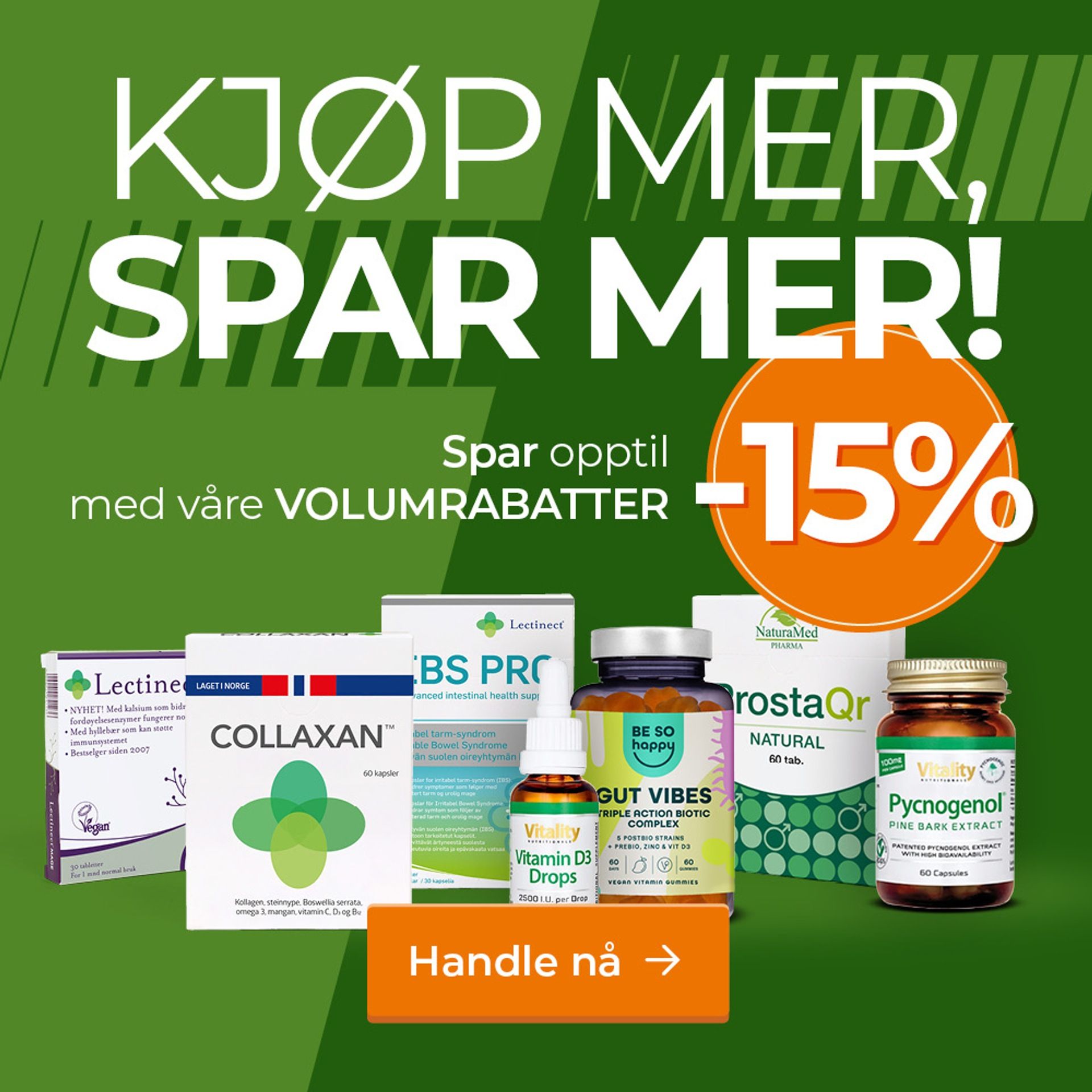 VitaminExpress: Kjøp vitaminer og kosttilskudd på nett