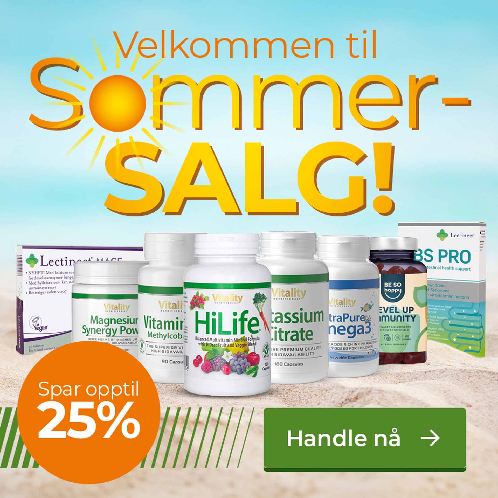 VitaminExpress: Kjøp vitaminer og kosttilskudd på nett