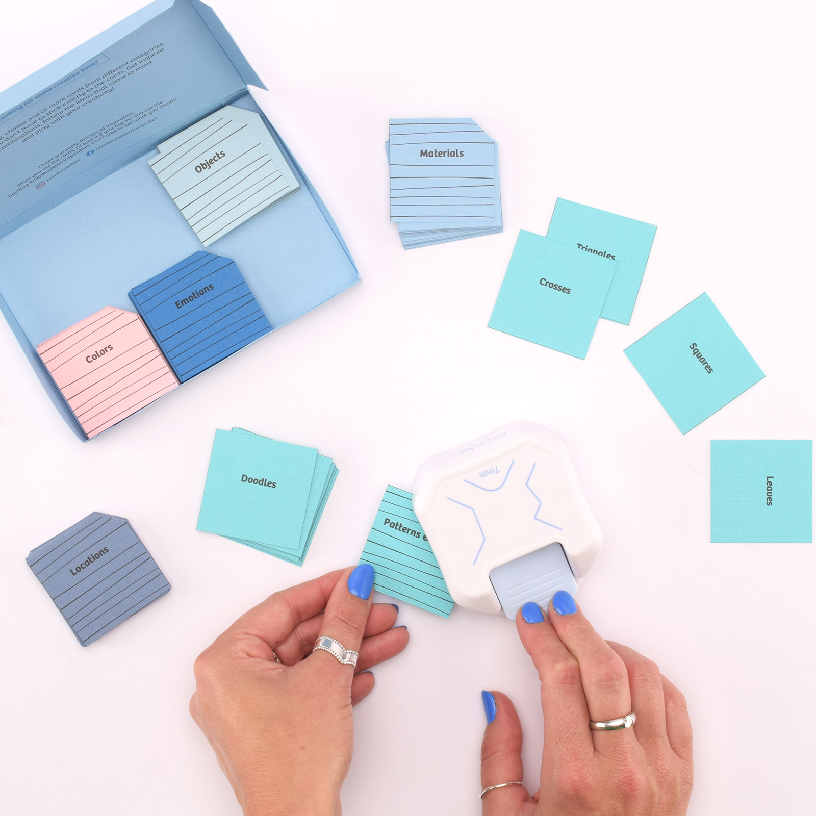 Box of creative inspiration cards