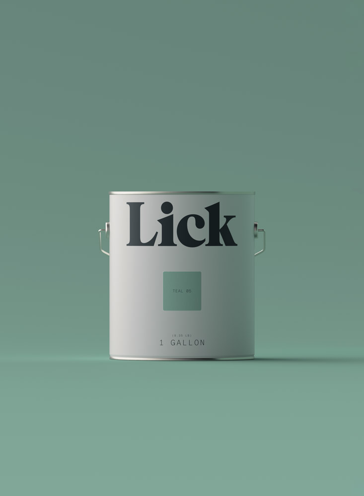 Teal 05: Warm Teal Paint - Matt Interior Paint | Lick