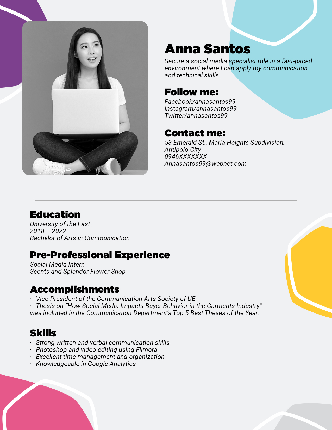 Resume Templates You Can Download for Free! - JobStreet Philippines