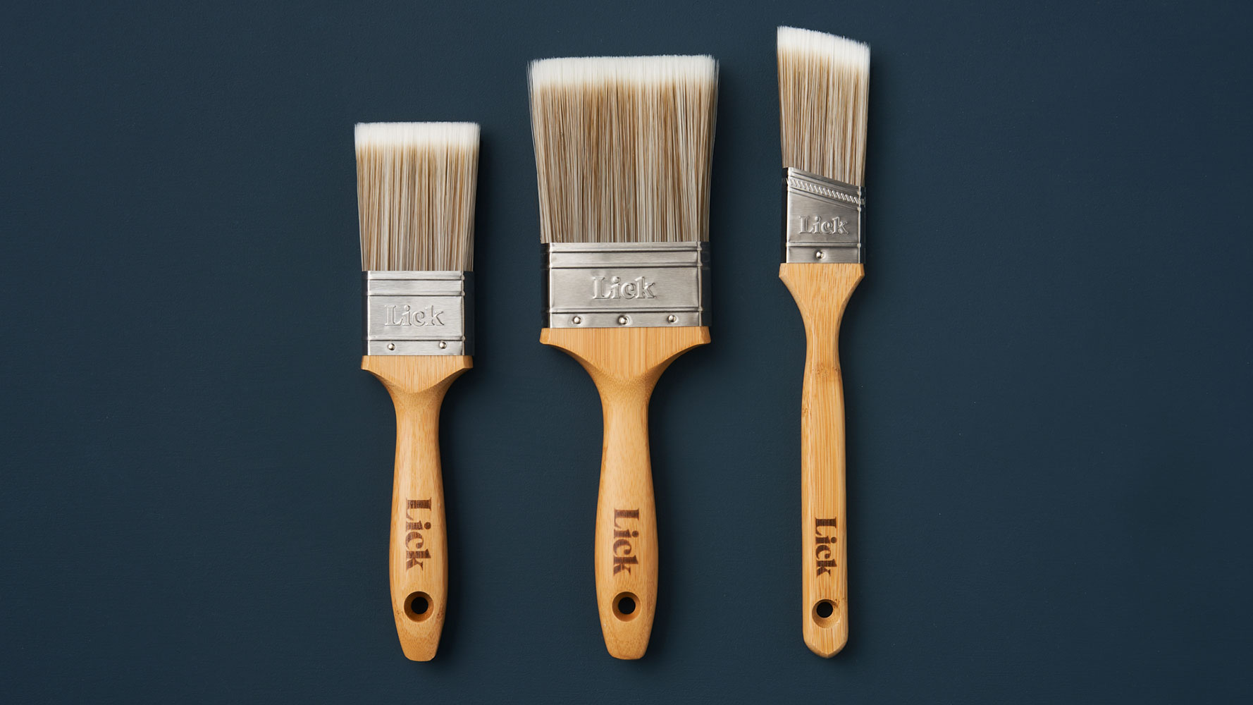 Brush Set (3 Pieces) - Wall Paint Brushes | Lick | Lick
