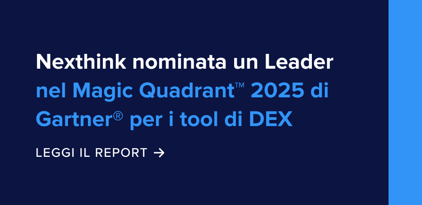 Nexthink Named a Leader in 2025 Gartner® Magic Quadrant™ DEX Tools ...