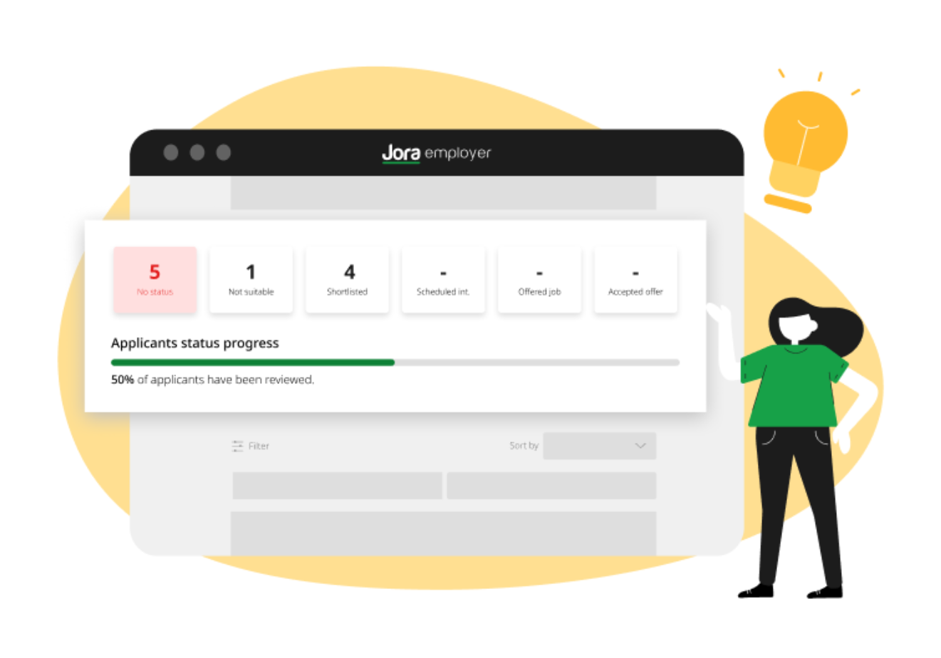 How to manage applicant status on Jora | Jora