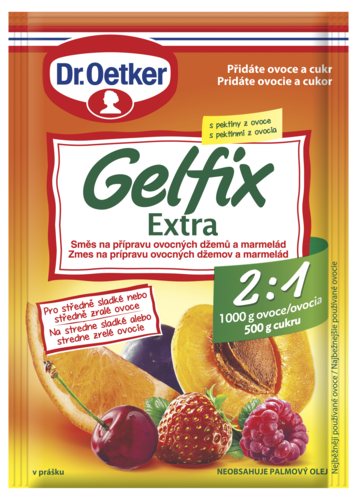 Gelfix Extra 2:1 - Prípravky na želírovanie | Dr. Oetker