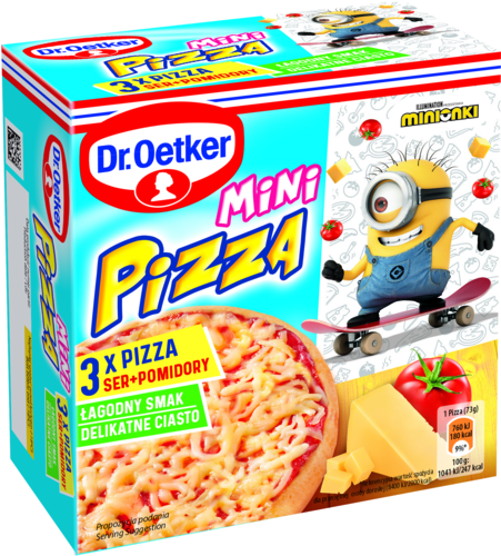 Mini Pizza Minionki ser i pomidor - Produkty