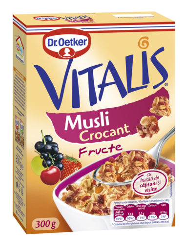 Musli crocant cu fructe