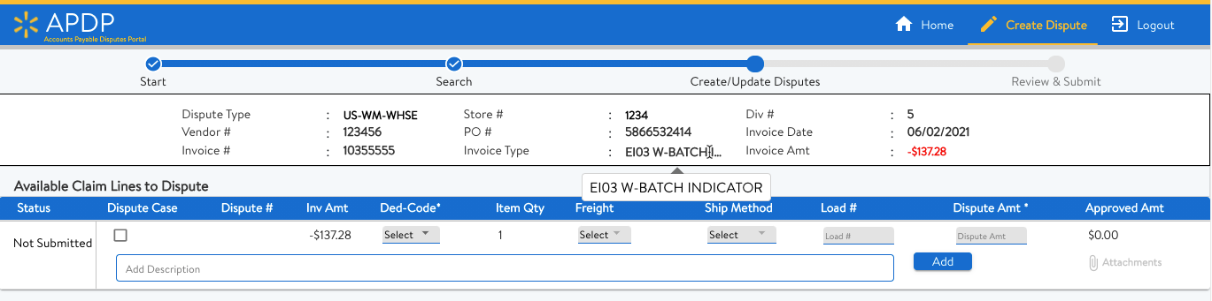 How to Dispute a Deduction in the APDP App - SupplierWiki