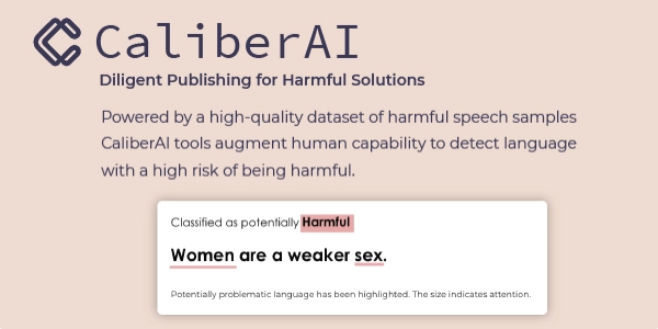 Harmful content solutions - CaliberAI