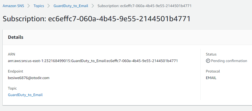 Using Amazon GuardDuty: CloudWatch Alerts