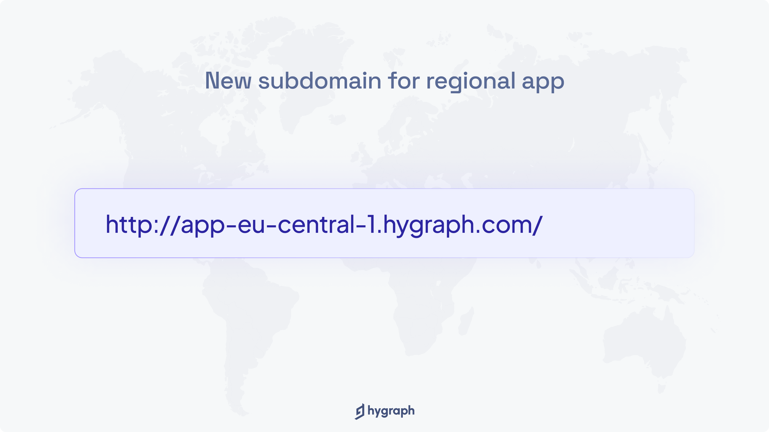 Hygraph | New Regional Management Server Deployments | Hygraph