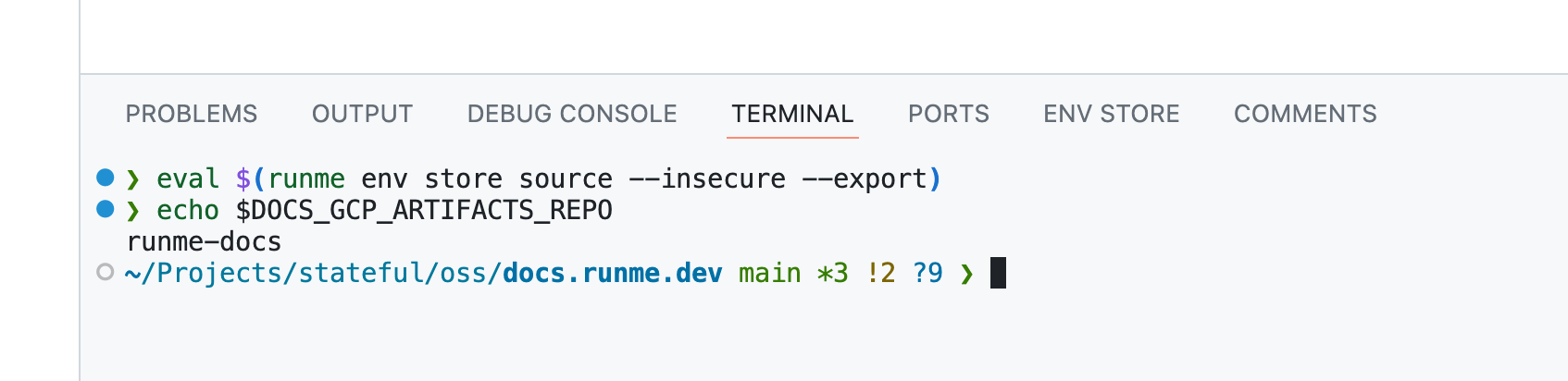 Typed ENV Vars for Valid Environments from Dev to Production • RUNME