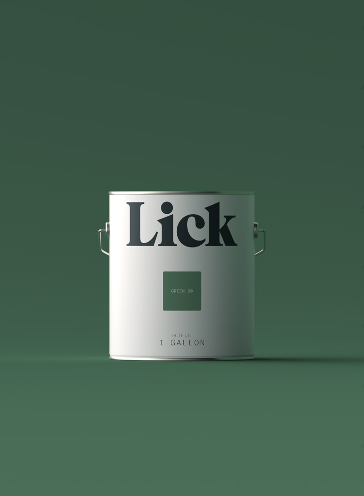 Green 20: Dark Forest Green Paint - Matt Emulsion Paint | Lick