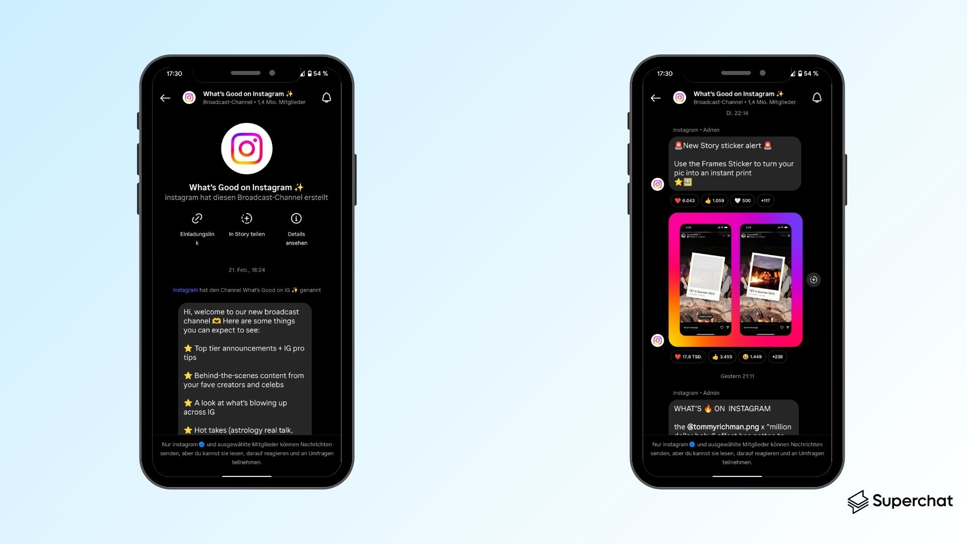 Instagram Broadcast-Channels für Unternehmen nutzen