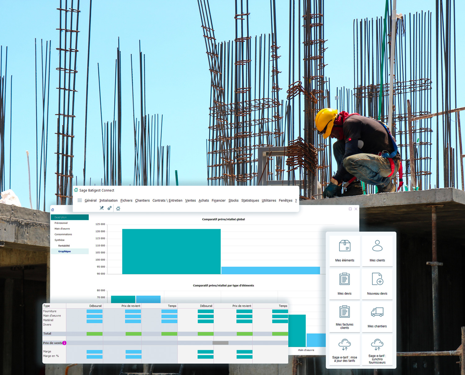 Logiciel gestion de chantier BTP Maroc | Ciel Informatique