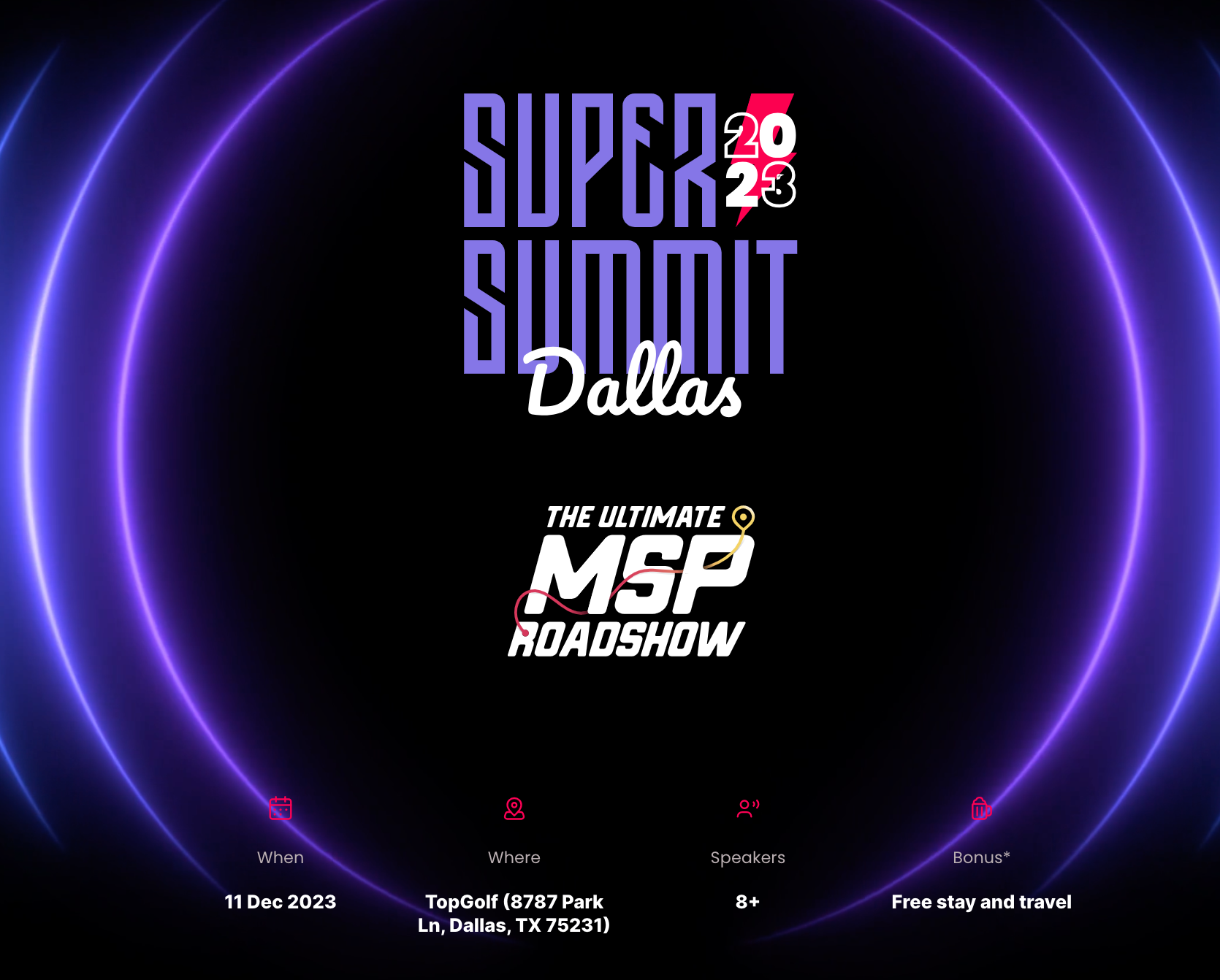 SuperSummit - Dallas Roadshow