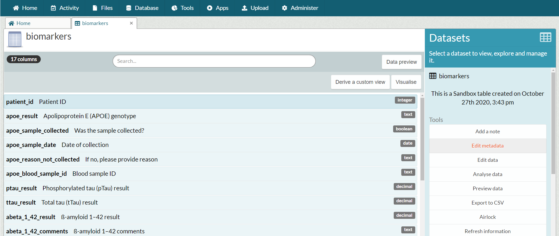 Aridhia DRE Knowledge Base