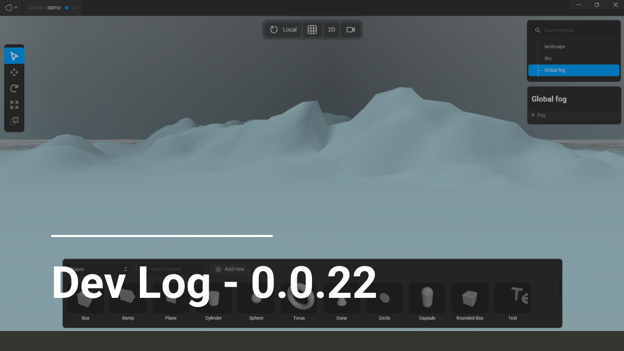Dev Log - 0.0.22 Features & Bug Fixes