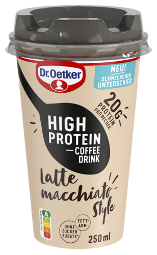 High Protein Coffee Drink - Latte Macchiato Style - Produkte