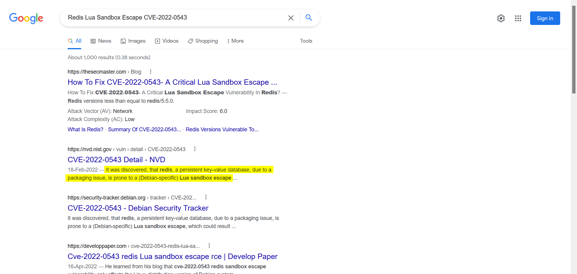 Lab Walkthrough - [CVE-2022–0543]: Lua Sandbox Escape in Redis