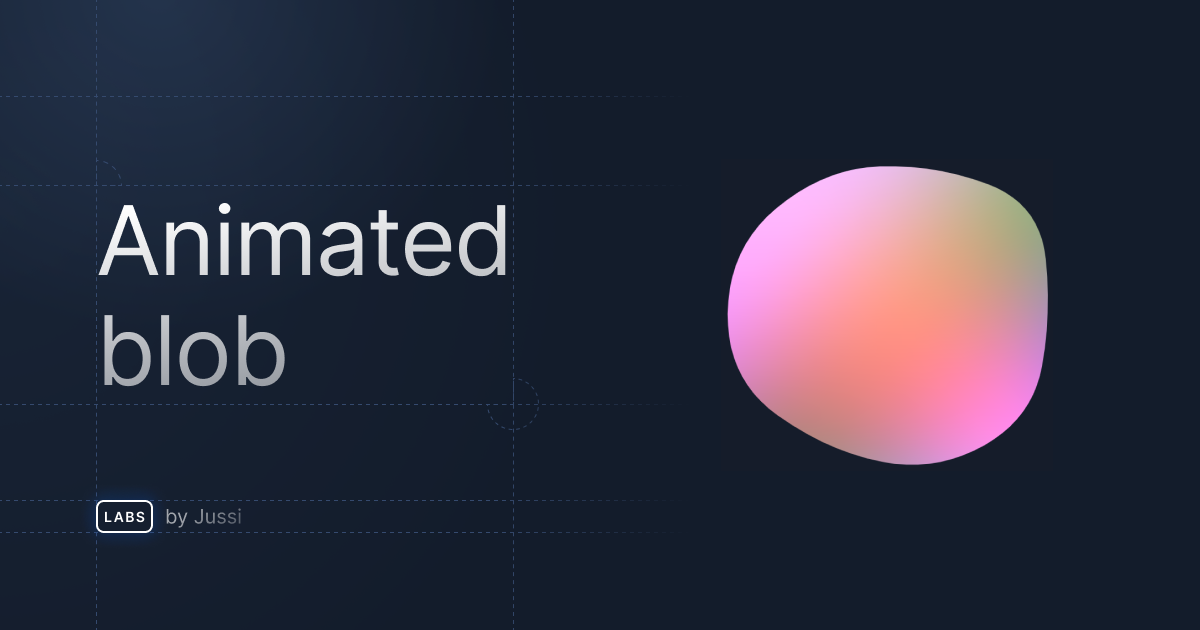 Animated Blob Jussi Virtanen