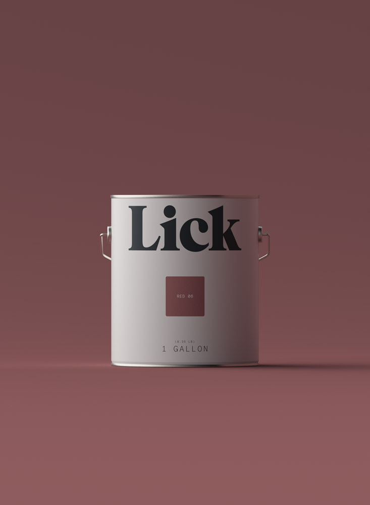 Red 06: Deep Red Paint - Matt Interior Paint | Lick