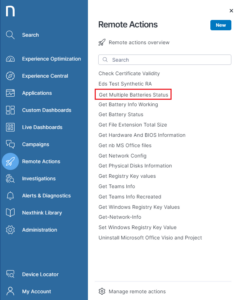 How to Analyze Enterprise-Wide Device Battery Health with Nexthink | Nexthink