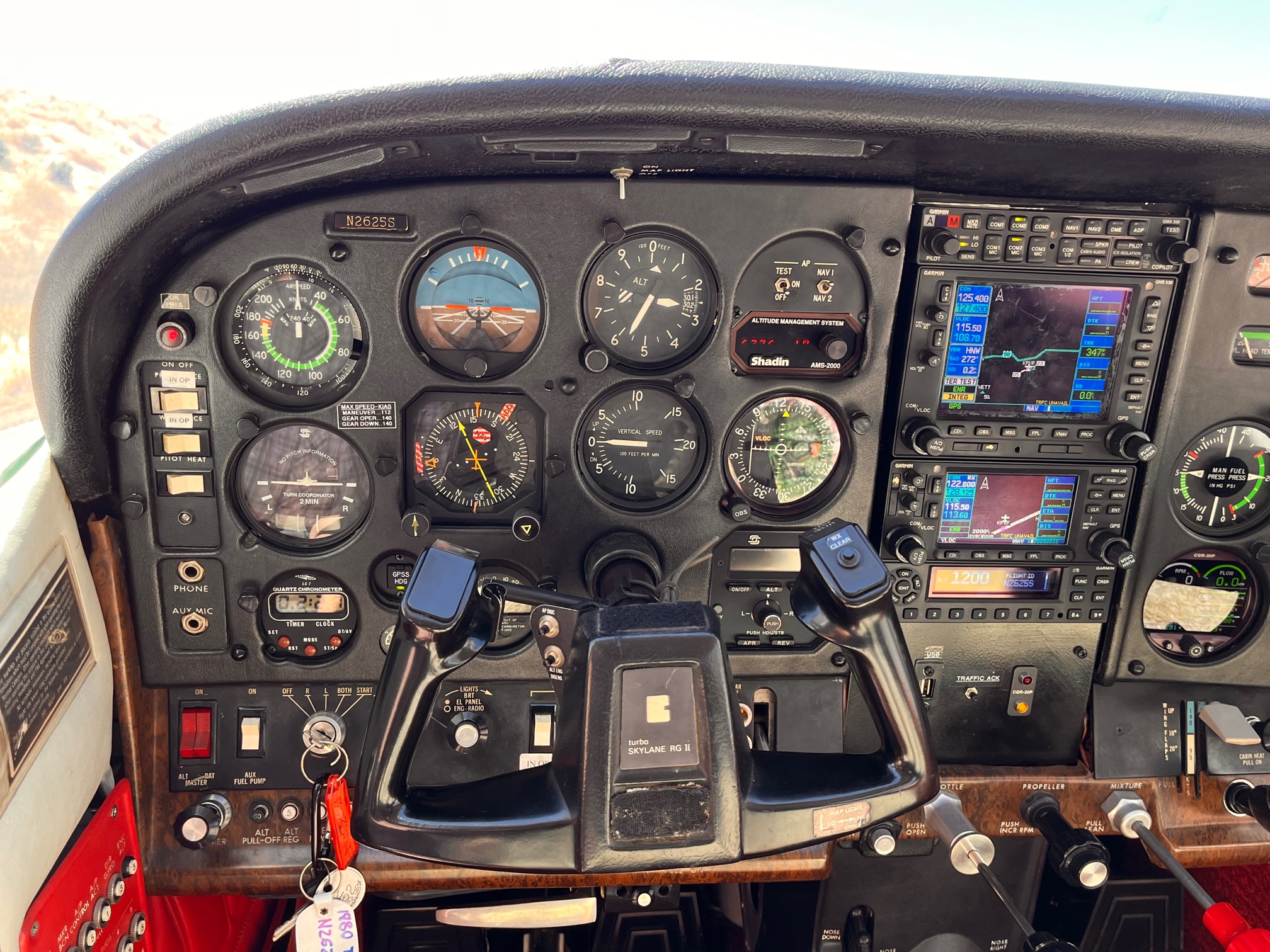 1980 Cessna 182 Turbo RG Skylane II. $195,500 (Here at Placerville) N2625S