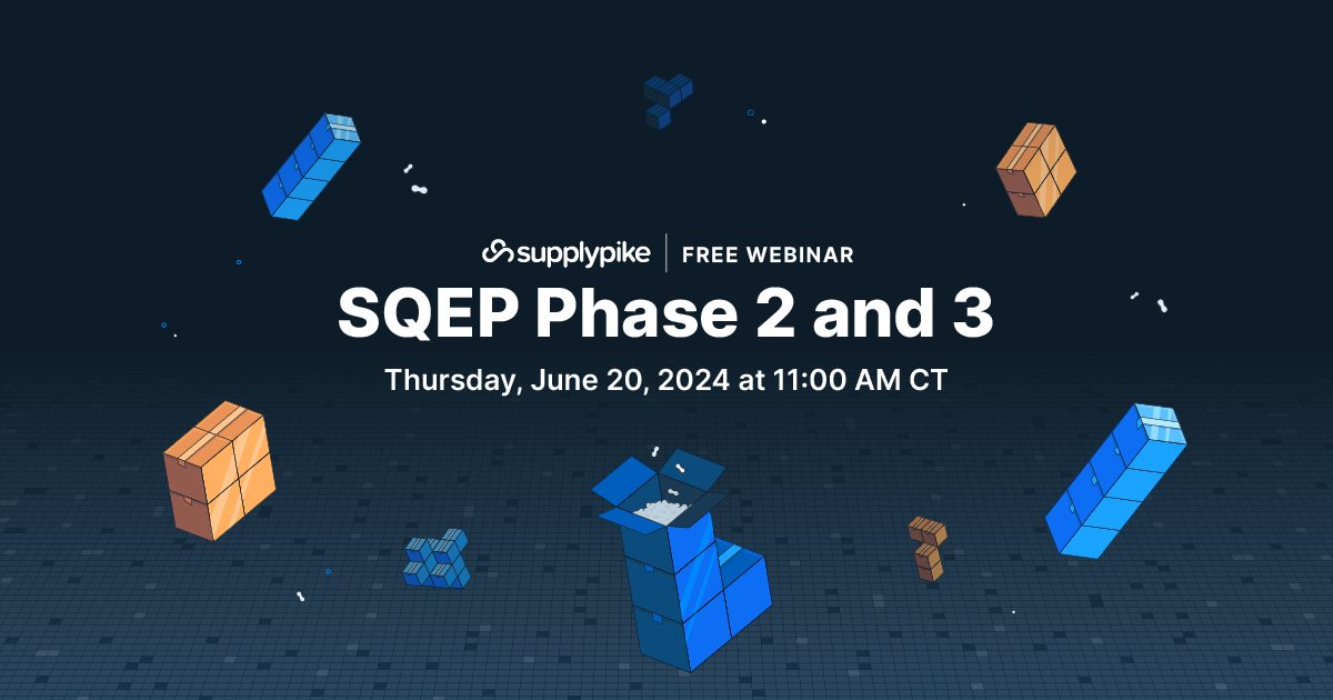 SQEP Phase 2 and 3 - SupplierWiki