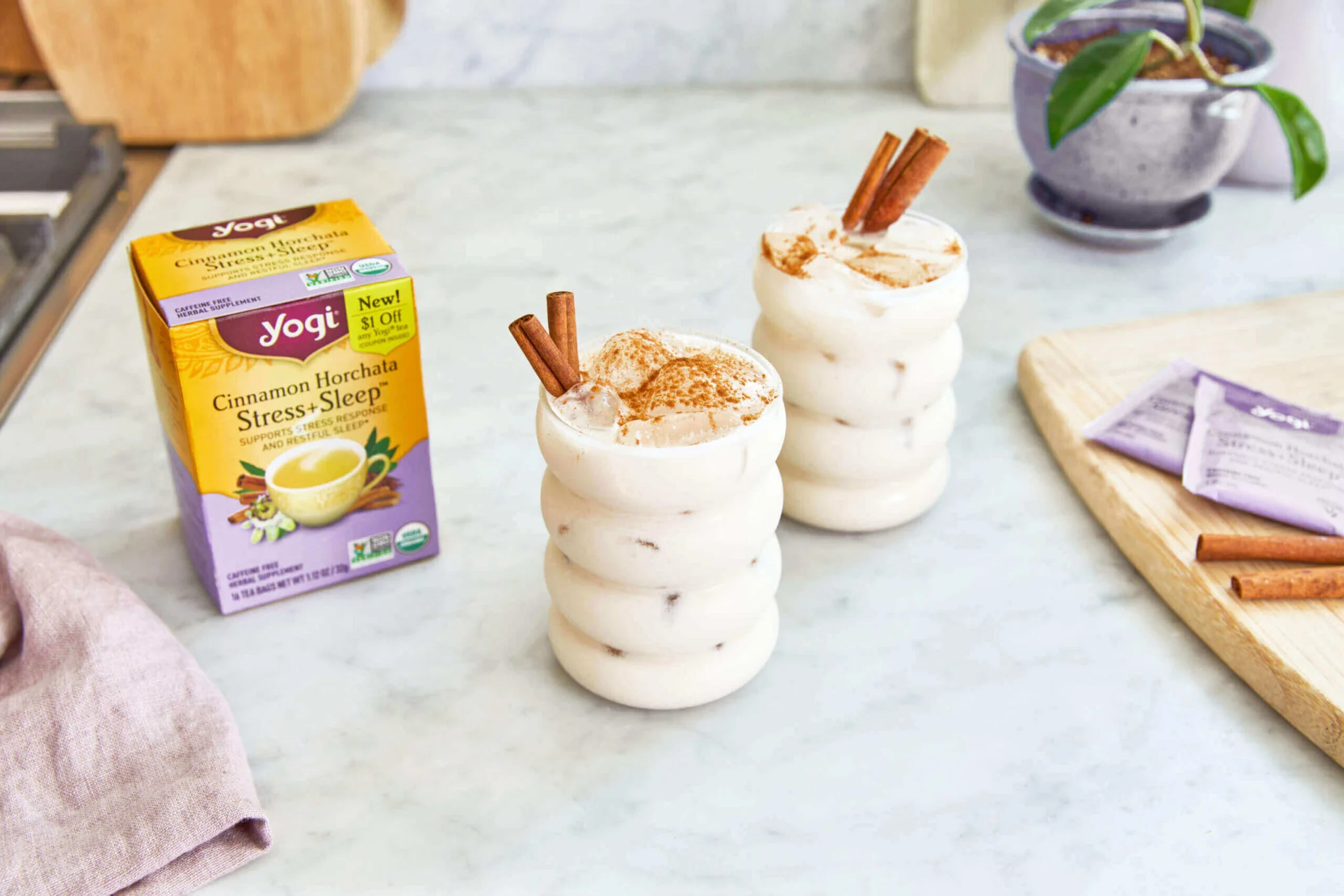 Tea Infused Horchata | Yogi Tea