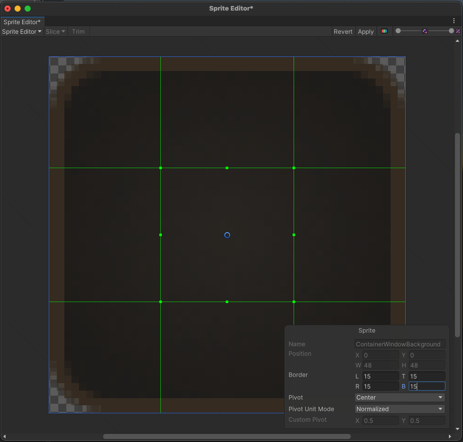 Configuring Container Window - Ultimate Grid Inventory - Docs RushAssets