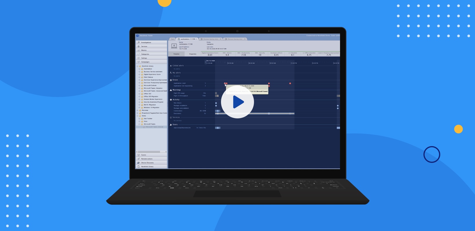 WFA: Using the DEX Score to diagnose remote MS Teams issues | Product ...