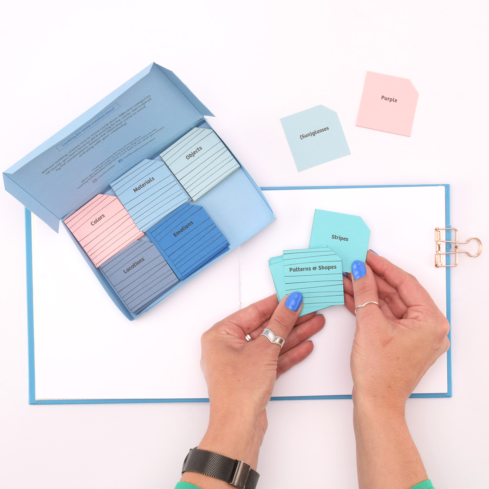 Box of creative inspiration cards