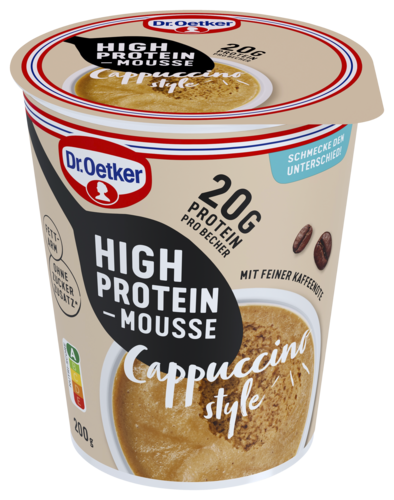High Protein Mousse Cappuccino Style - High Protein | Dr. Oetker