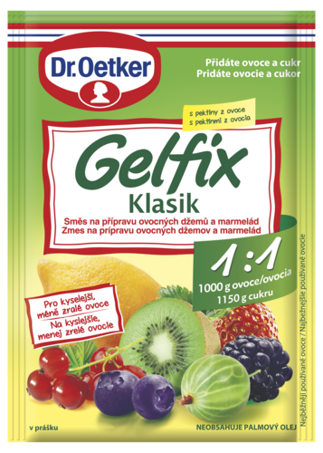 Gelfix Klasik 1:1 - Přípravky na želírování | Dr. Oetker