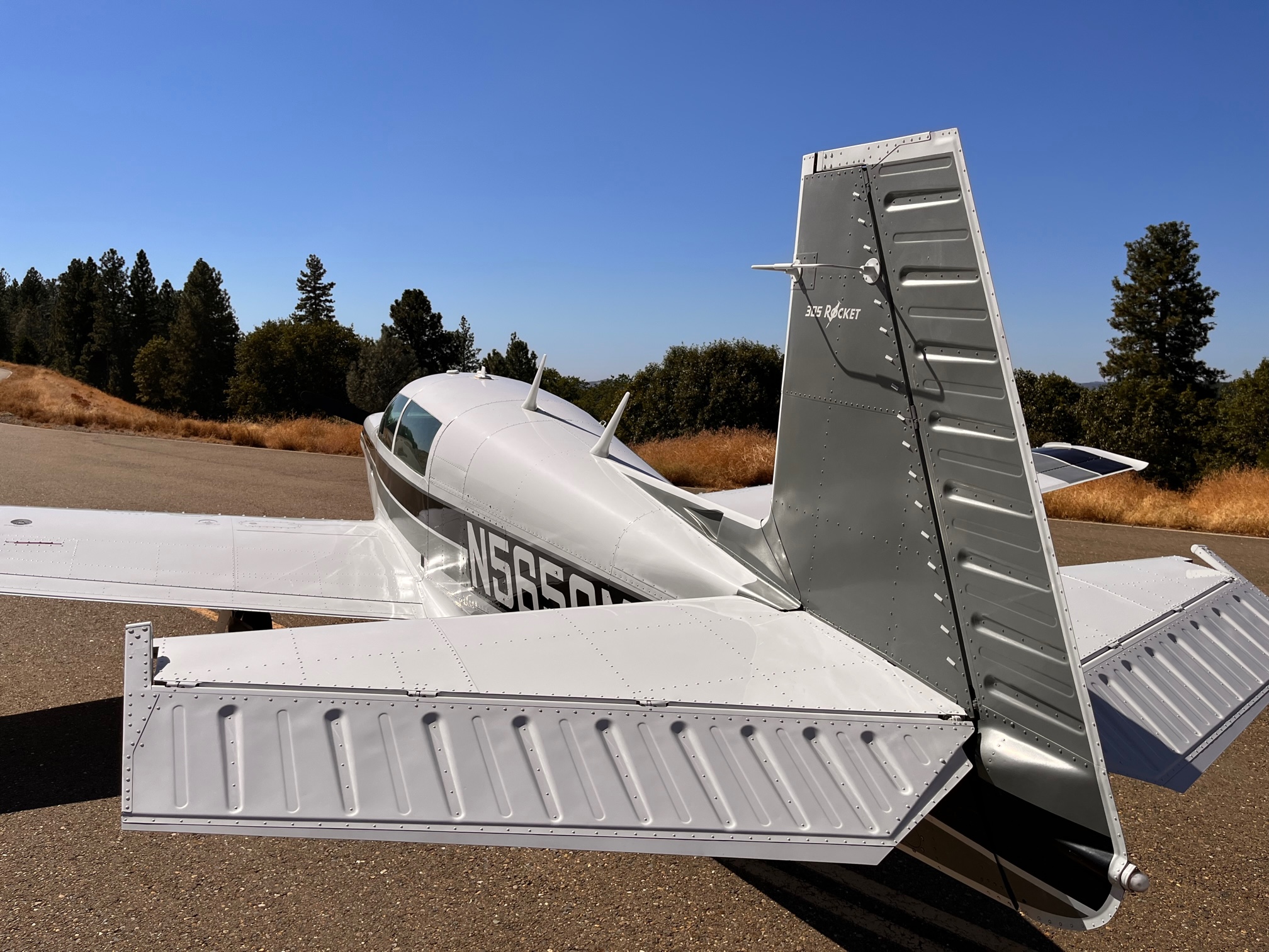 1983 Mooney M20K ROCKET, $159,500 (Here at Placerville) - N5659M