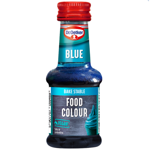 Tekoča barva za jedila modra - Barve za kolače | Dr. Oetker