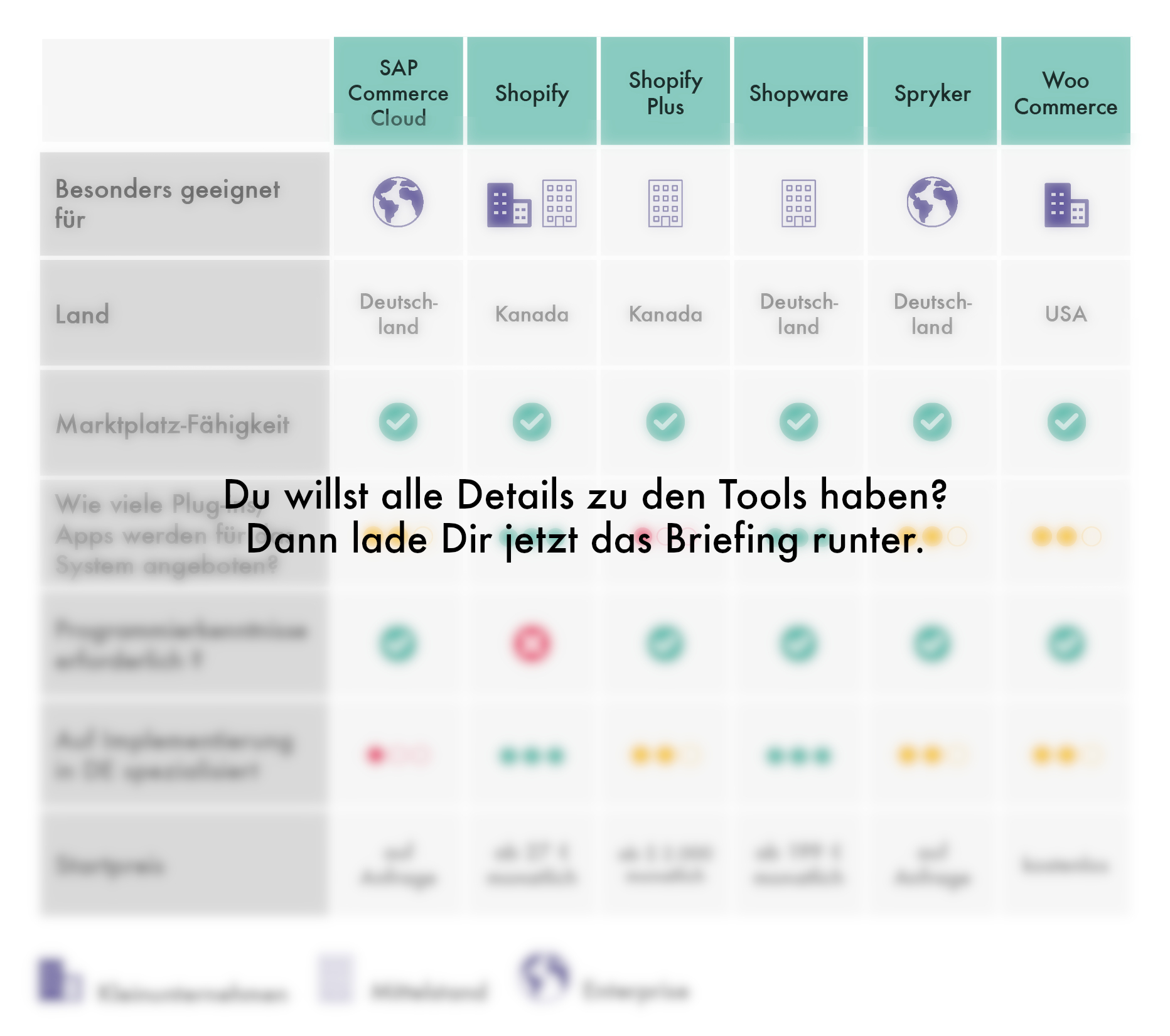 Shopify, Spryker or Commercetools: In the new briefing, you will find ...