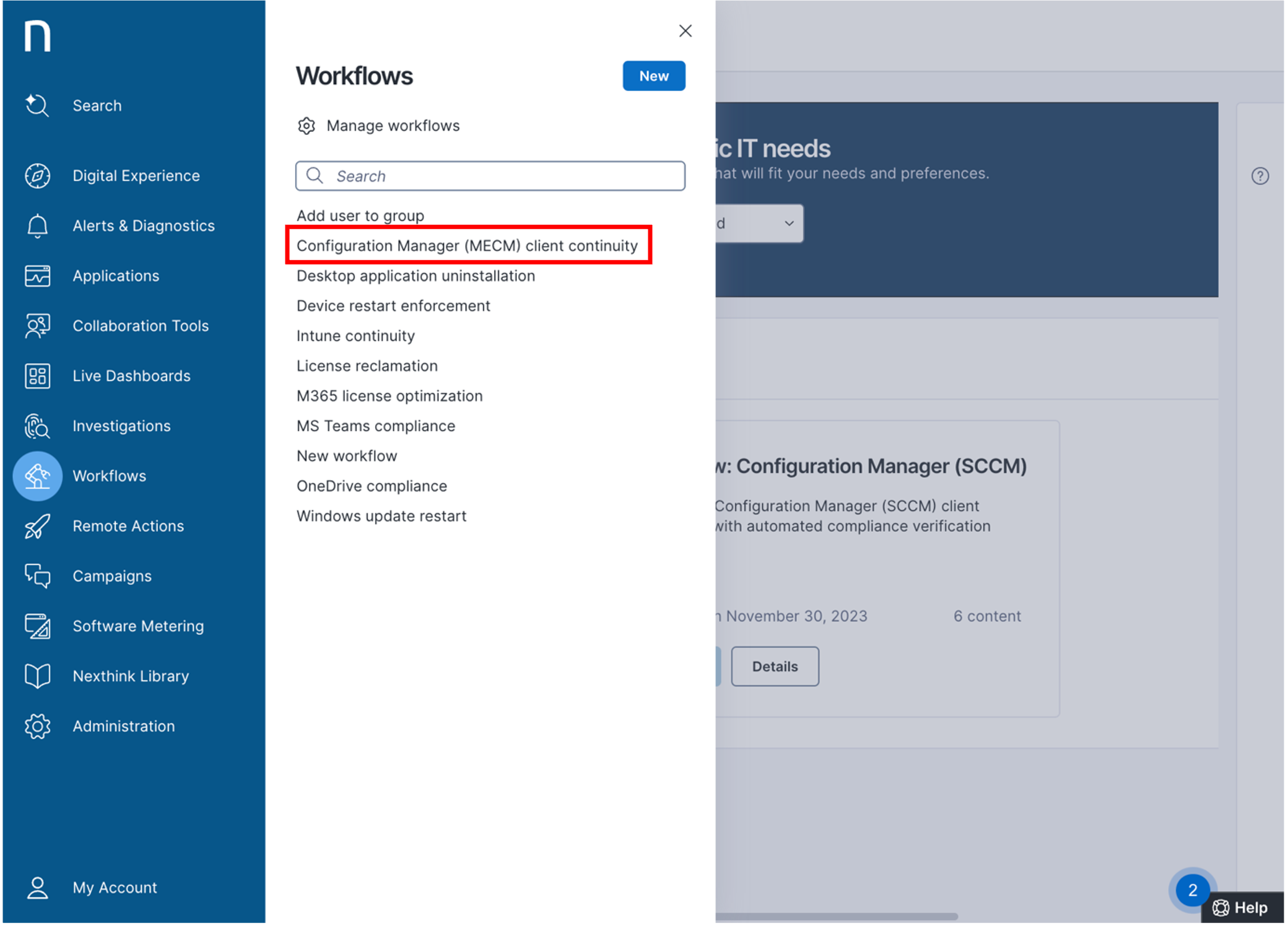 How To Automate The Continuity Of Your Configuration Manager (SCCM) Client Health With Nexthink ...