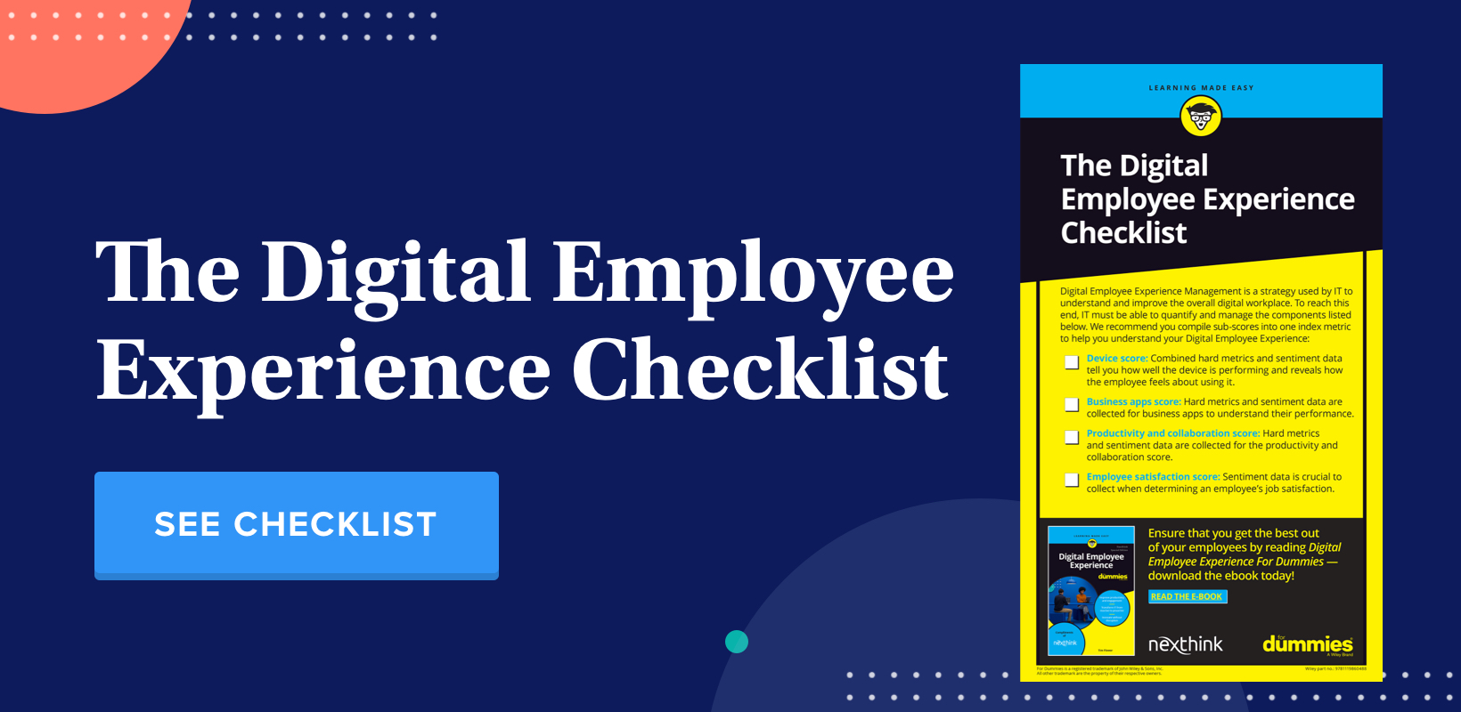 The Digital Employee Experience Checklist | Nexthink