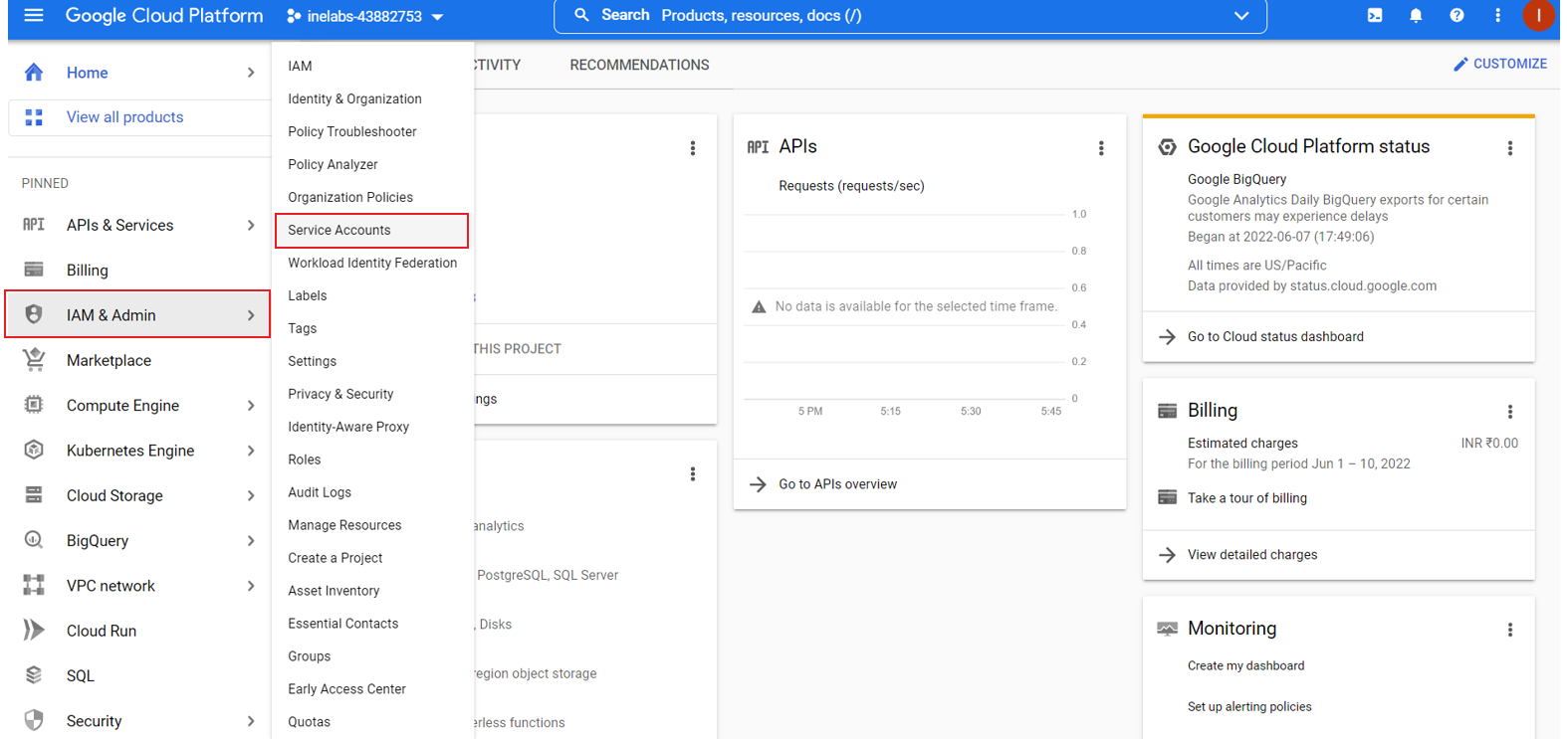 Create a VM using Terraform on GCP