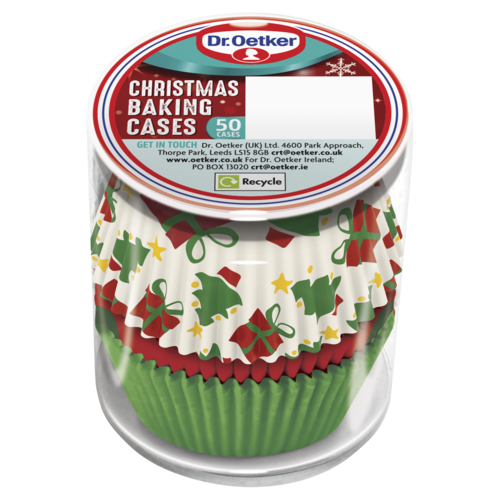 Xmas Baking Cases 6 x 50 pc - Baking Cases | Dr. Oetker