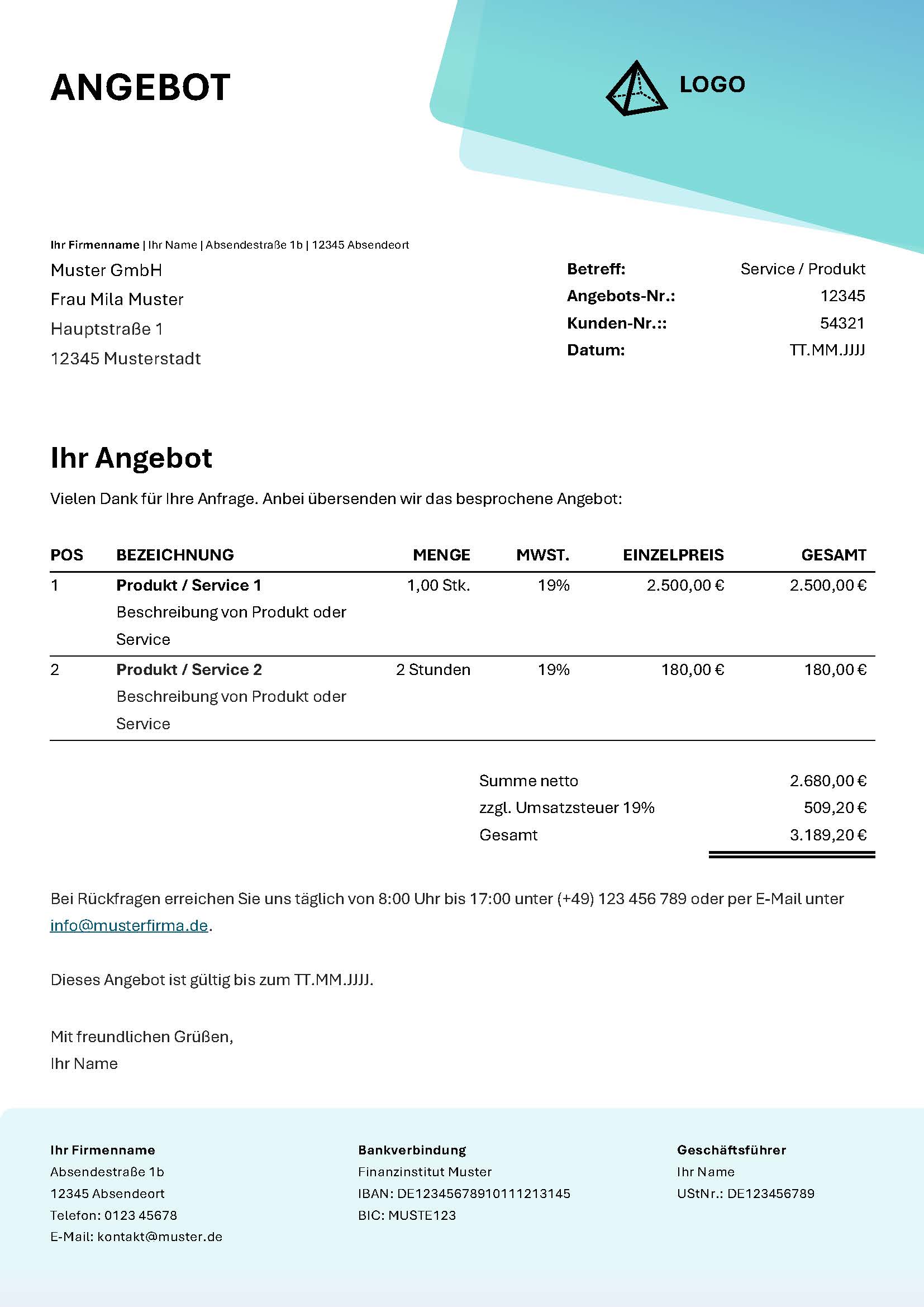 Angebotserstellung leicht gemacht: Tipps und Tools